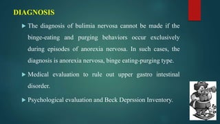 Bulimia nervosa | PPTX