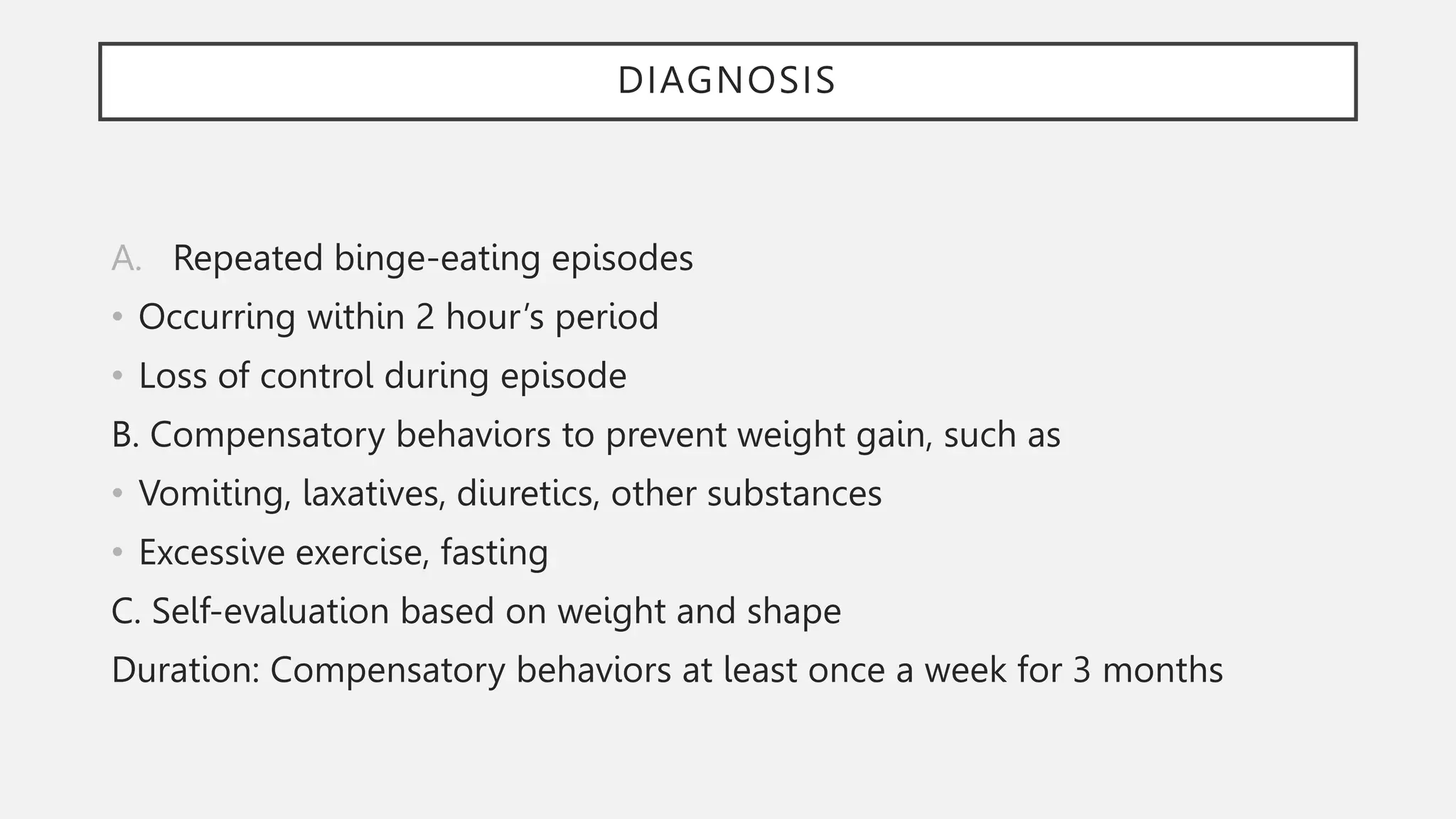 Bulimia Nervosa--eating related disorder | PPTX
