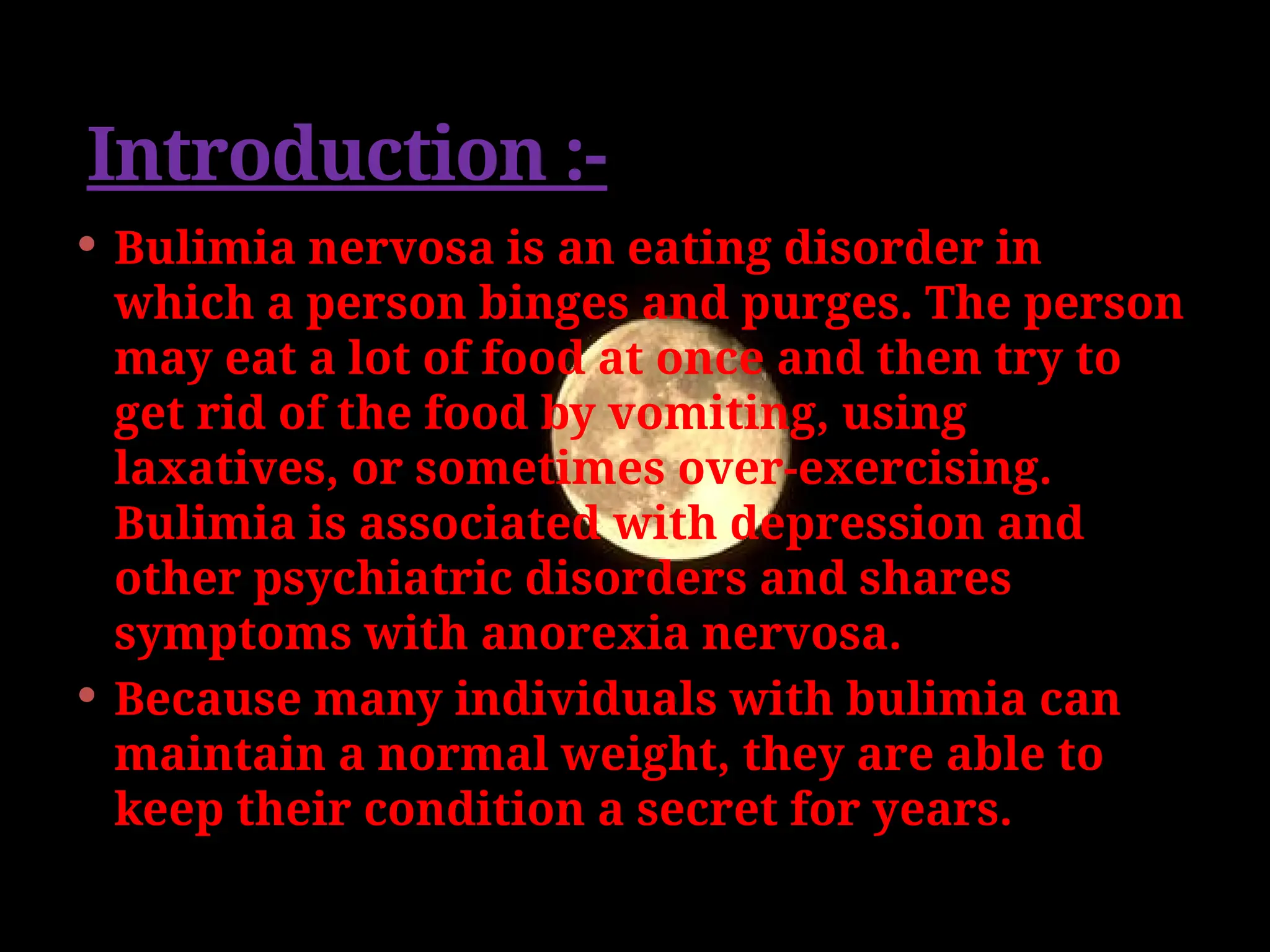 Bulimia Nervosa.pptx..................... | PPTX