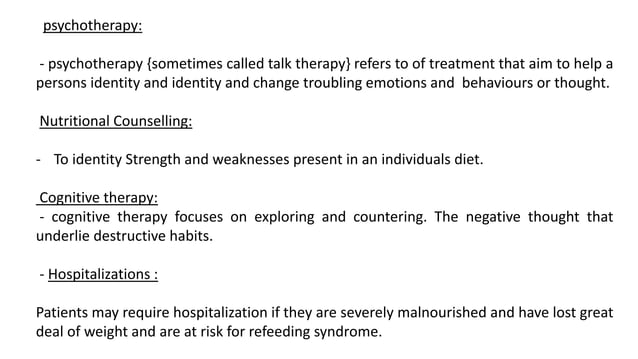 Bulimia nervosa ( Eating Disorders) Mental Health Nursing. | PPTX