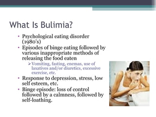 Bulimia Powerpoint | PPT