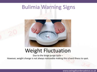 Bulimia warning signs | PDF