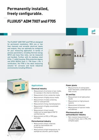 Flexim Americas - Non-Intrusive Liquid Flow Measurement | PDF