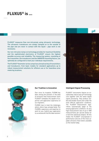 Flexim Americas - Non-Intrusive Liquid Flow Measurement | PDF