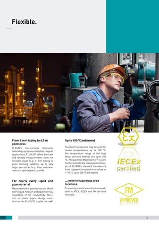 Flexim Americas - Non-Intrusive Liquid Flow Measurement | PDF