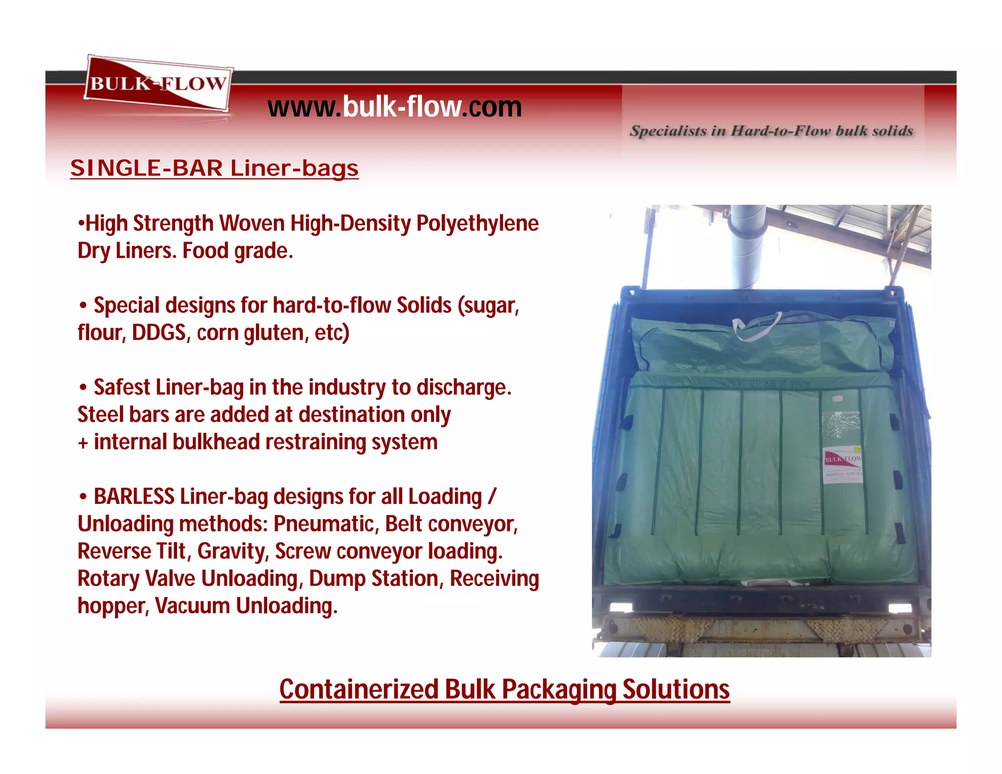 Bulk flow bulk packaging solutions | PDF