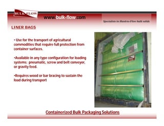 Bulk flow bulk packaging solutions | PDF