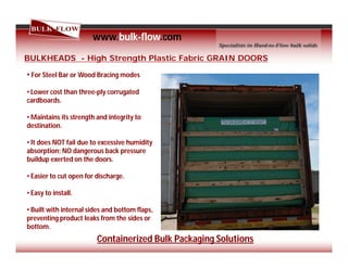 Bulk flow bulk packaging solutions | PDF