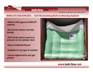Bulk flow container agricultural and truck liners | PDF