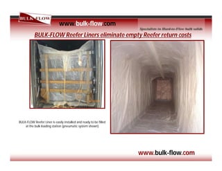 Bulk flow reefer bulk liners | PPT