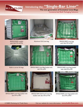Bulk flow single-bar container liners | PDF