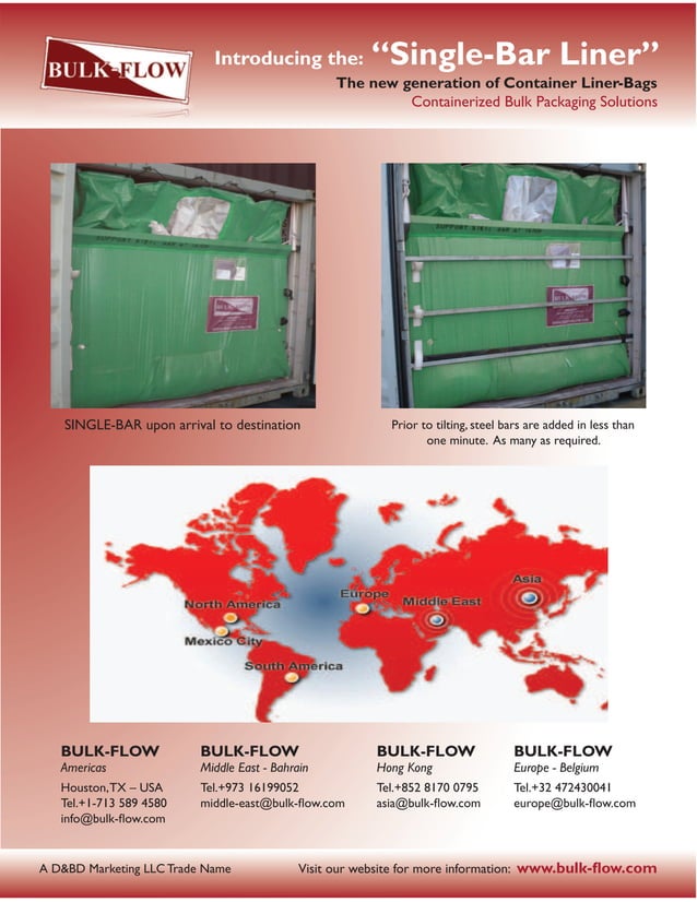 Bulk flow single-bar container liners | PDF | Logistics and ...