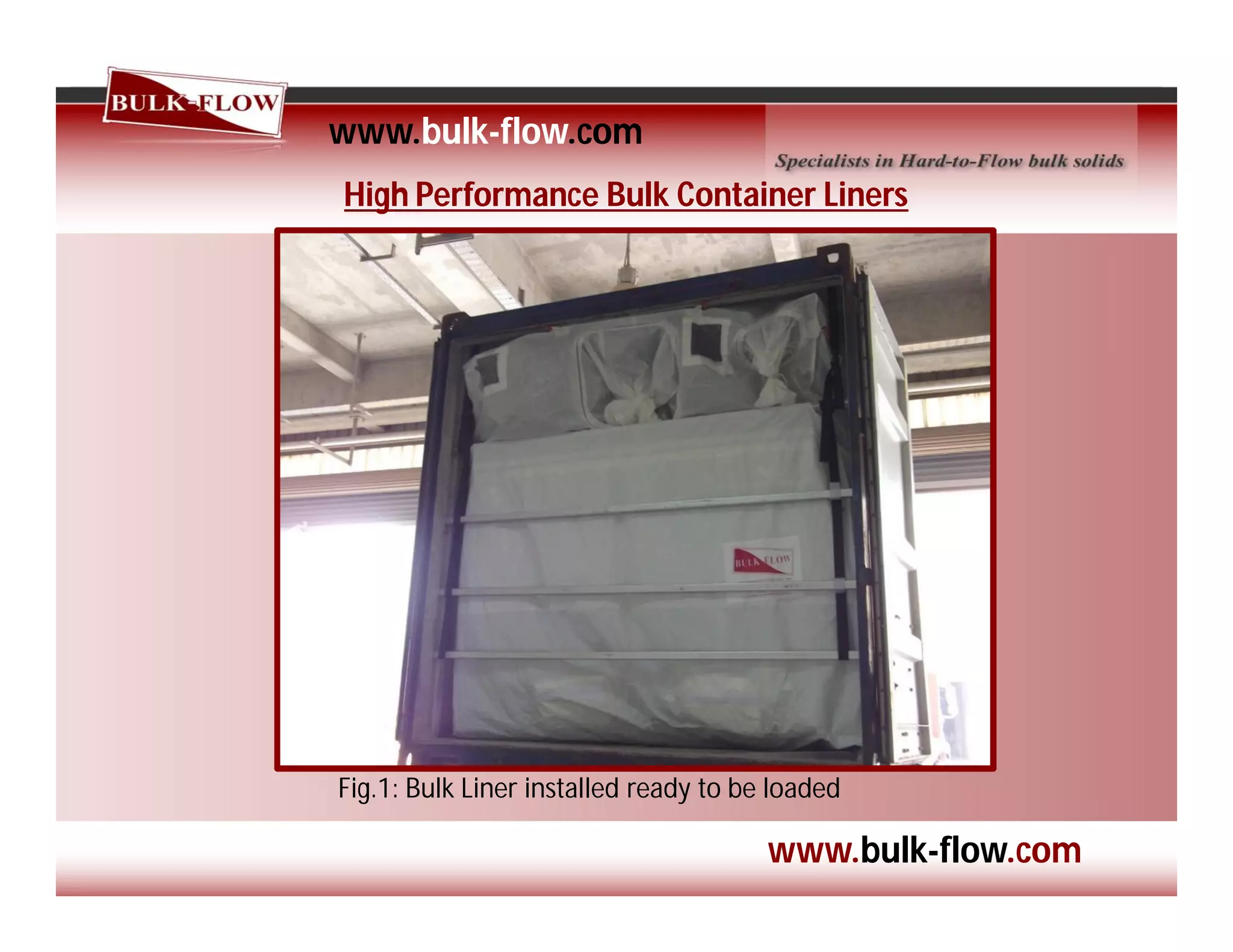 Bulk flow woven container liners | PDF