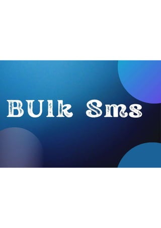 Bulk SMS Nigeria | PDF