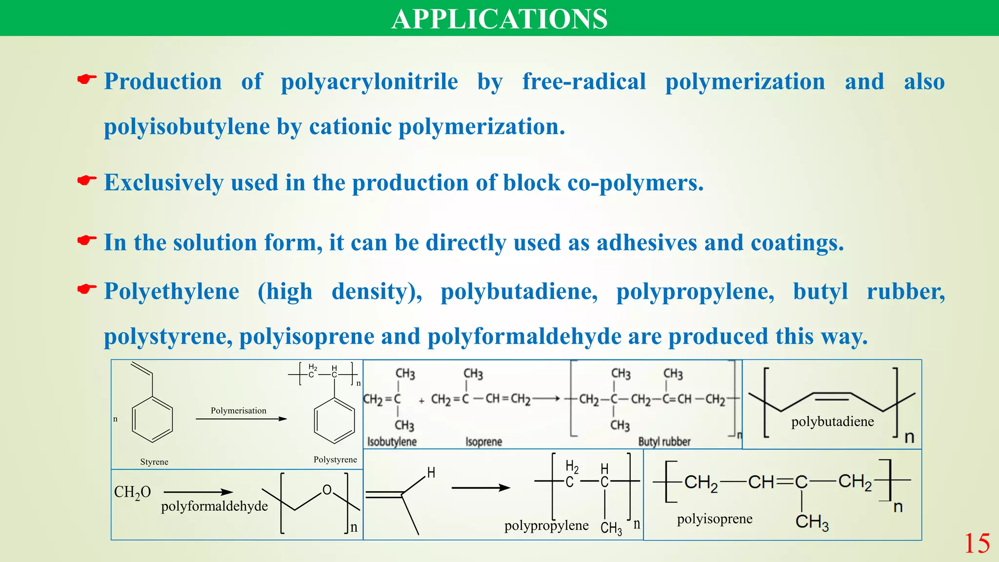 Bulk and Solution Polymerization | PPTX