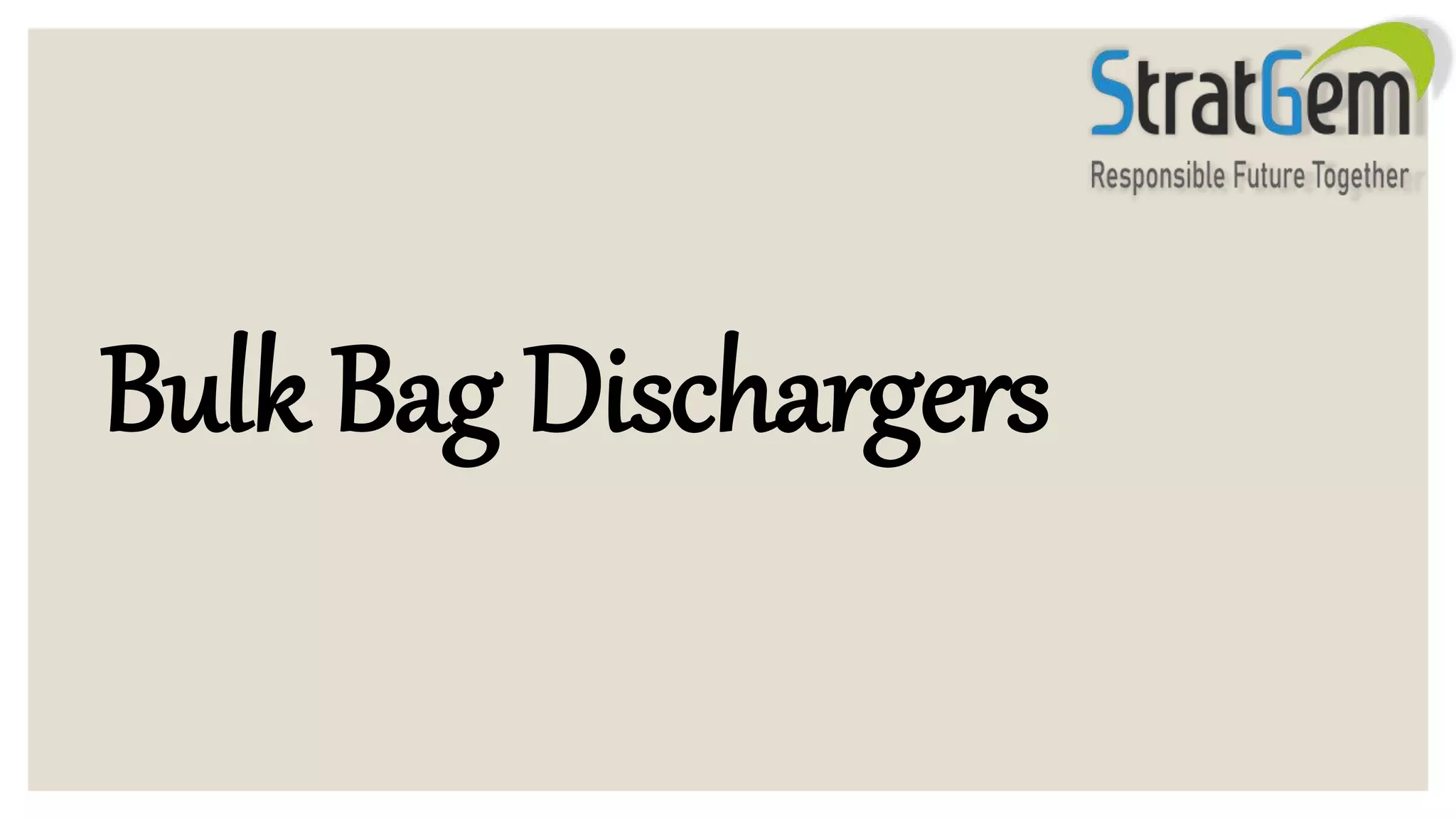 Bulk Bag Discharge | PPTX