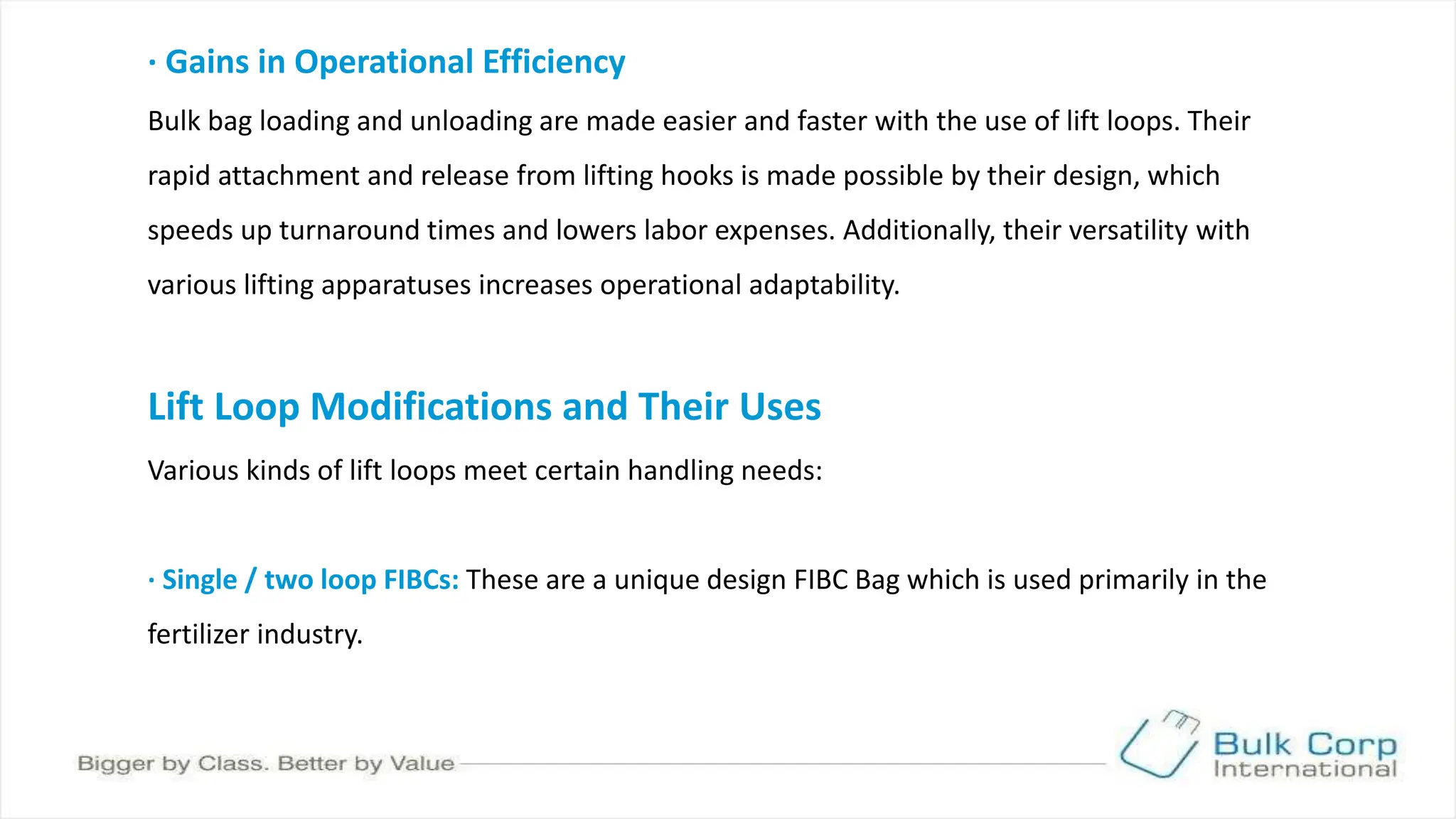 Bulk Bag Handling Simplified The Role of Lift Loops in Efficient ...