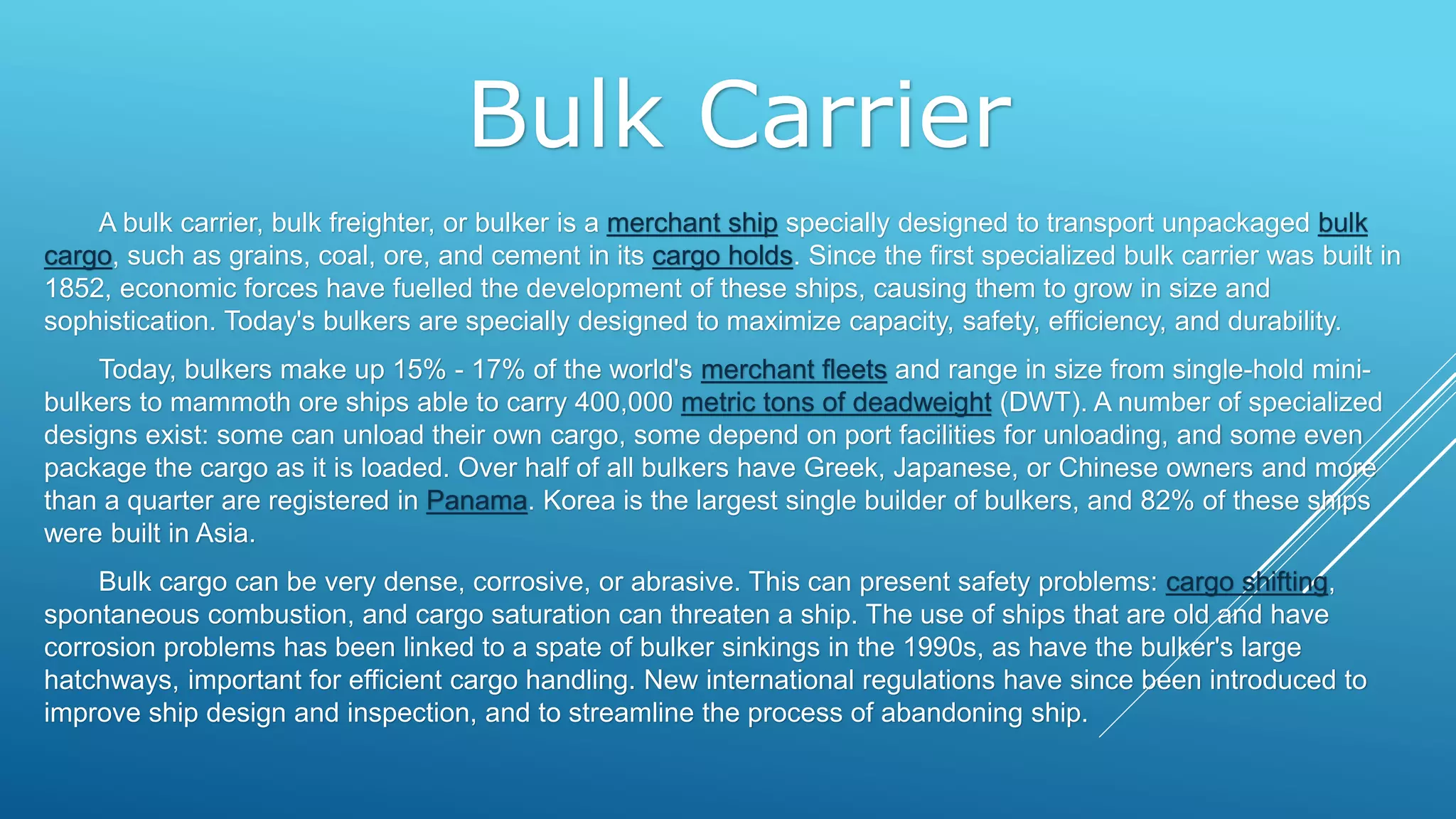 Bulk carrier | PPTX
