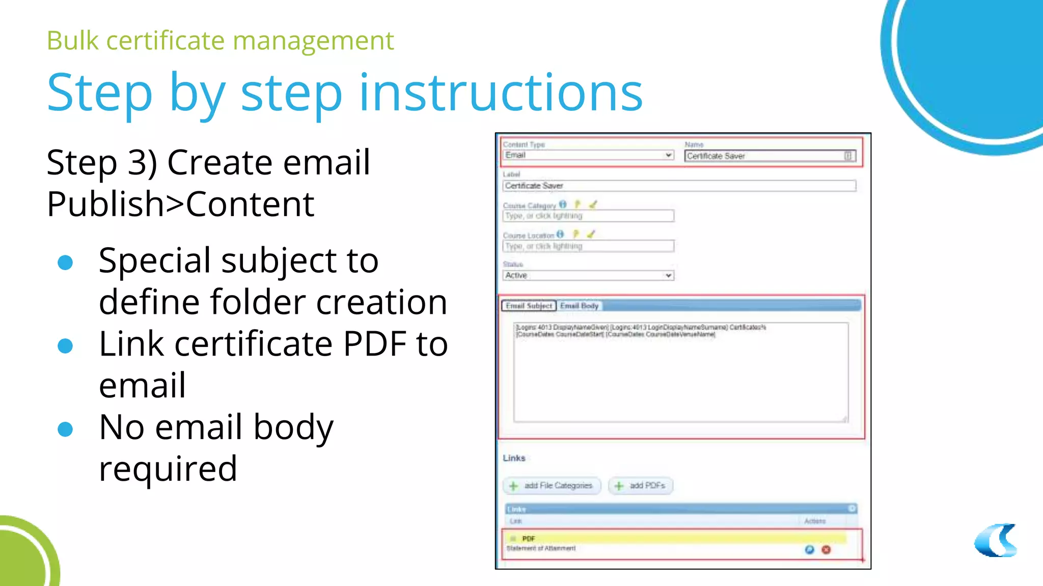 Tutorial: Bulk certificate management (Pro) | PPTX