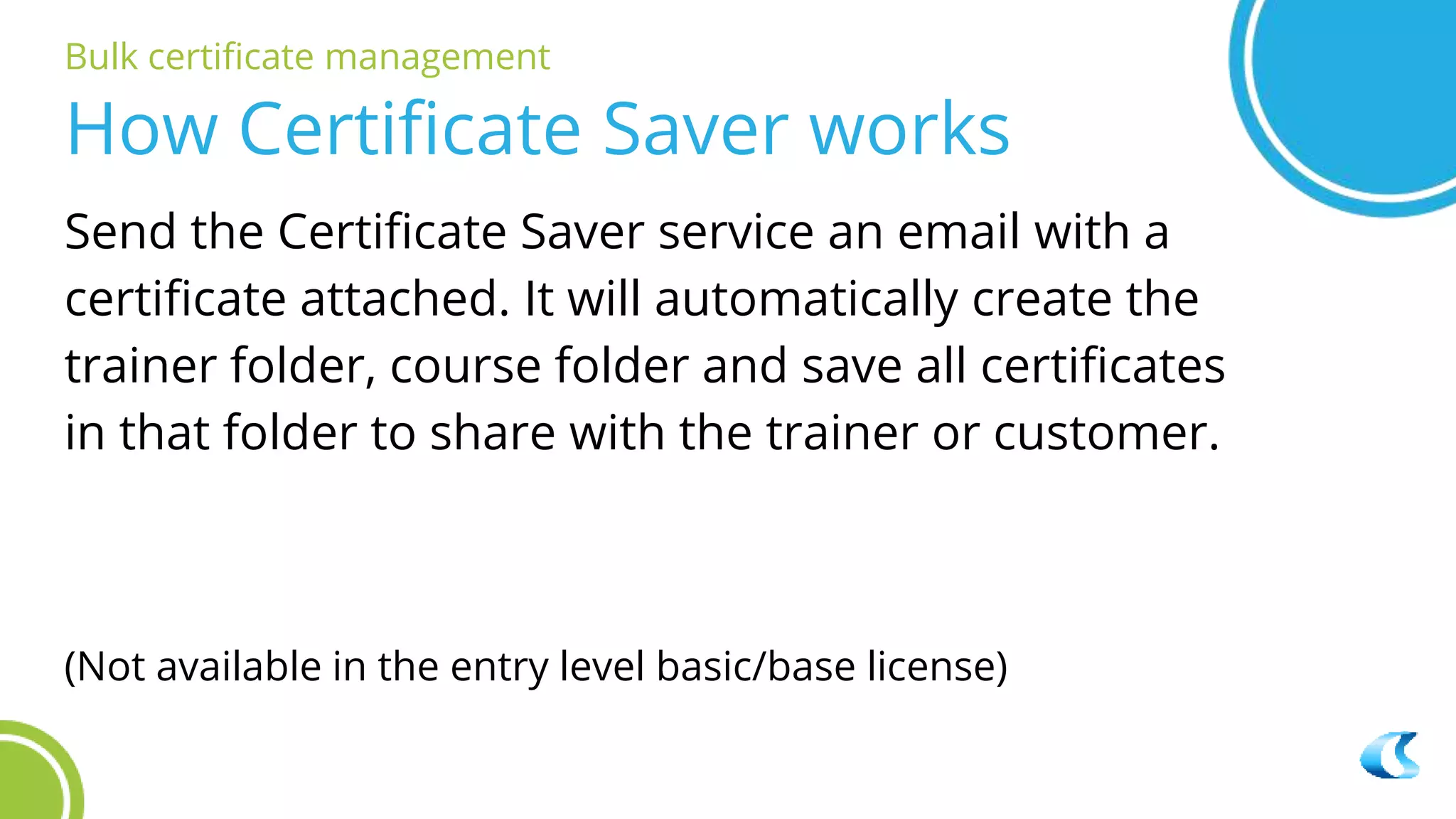 Tutorial: Bulk certificate management (Pro) | PPTX