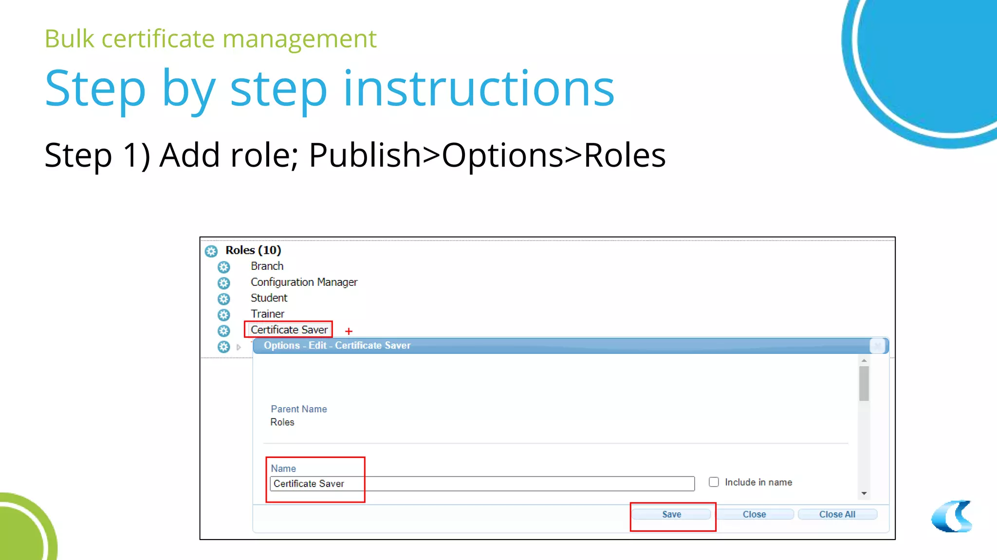 Tutorial: Bulk certificate management (Pro) | PPT
