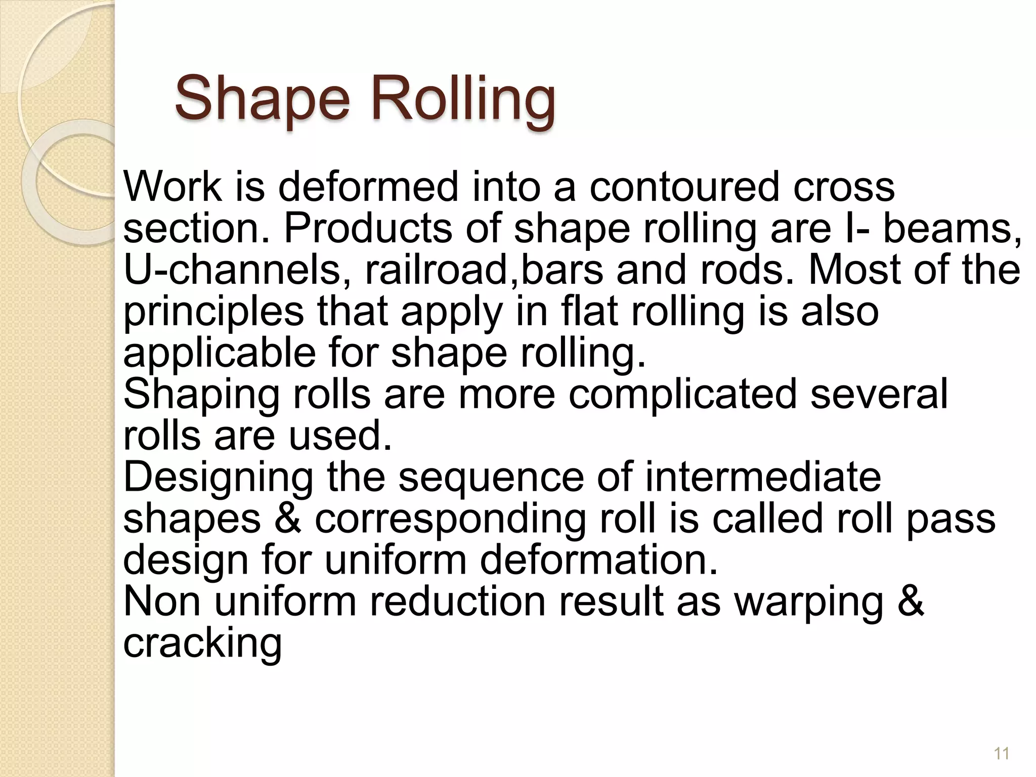 Bulk deformation Processes in Metal Working | PPTX