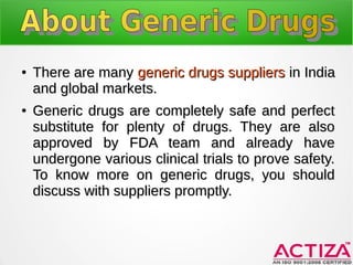 Bulk drugs manufacturers | PDF