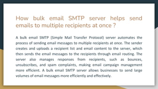 bulk email smtp server | PPTX