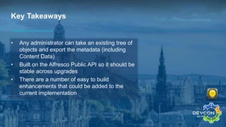 Bulk Export Tool for Alfresco | PPTX