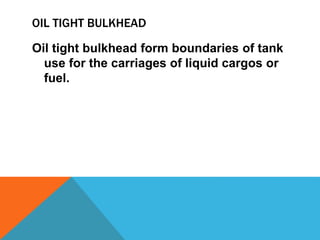 BULK HEAD ak ks.pptx | Logistics and Transportation Industry | Industries