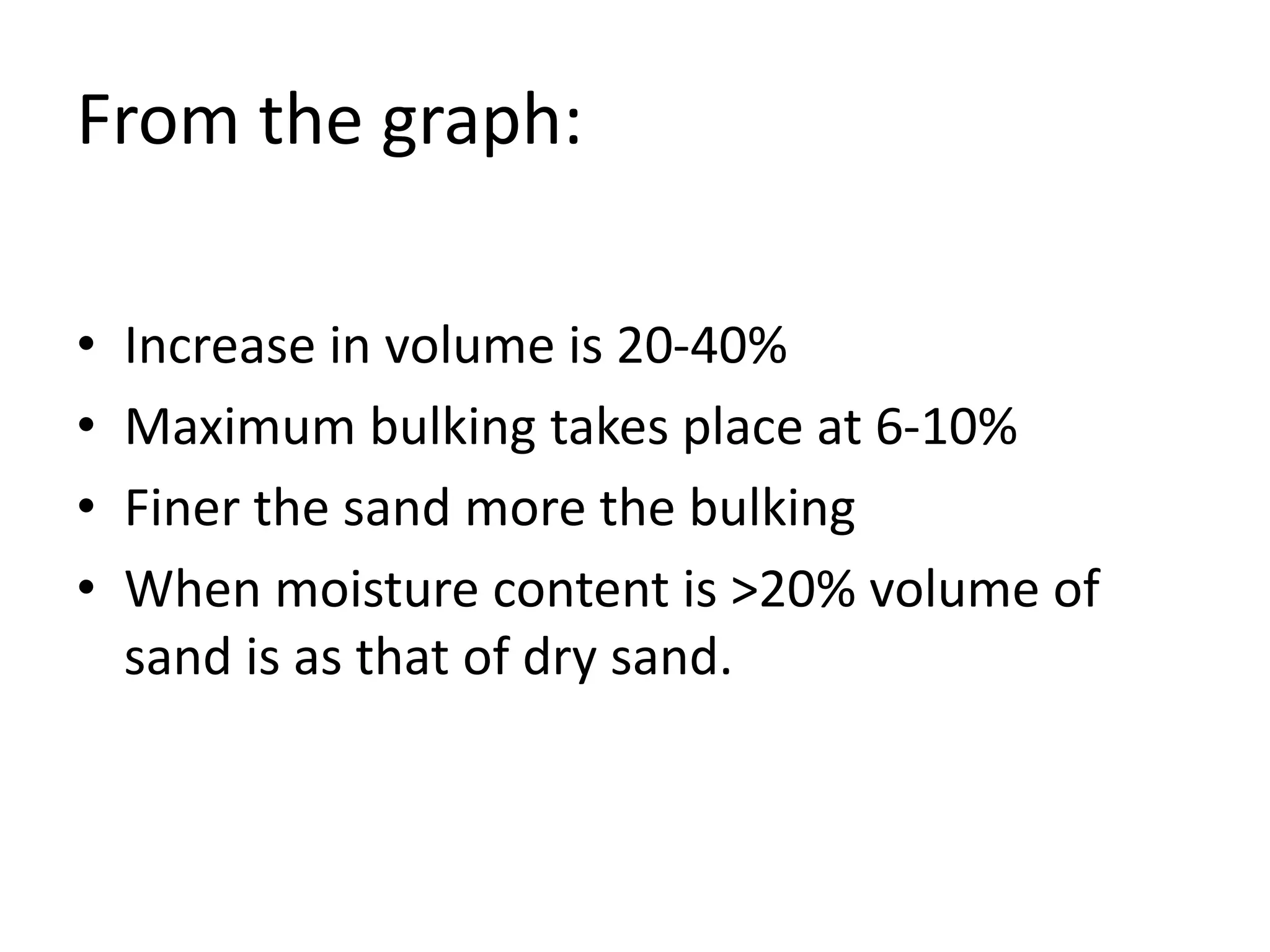 Bulking of sand | PPTX