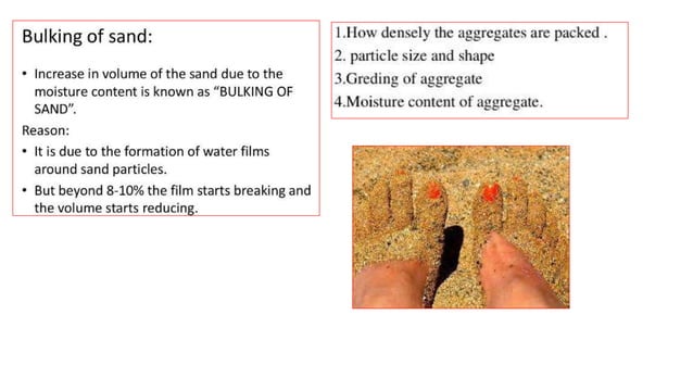 Bulking of sand | PPT