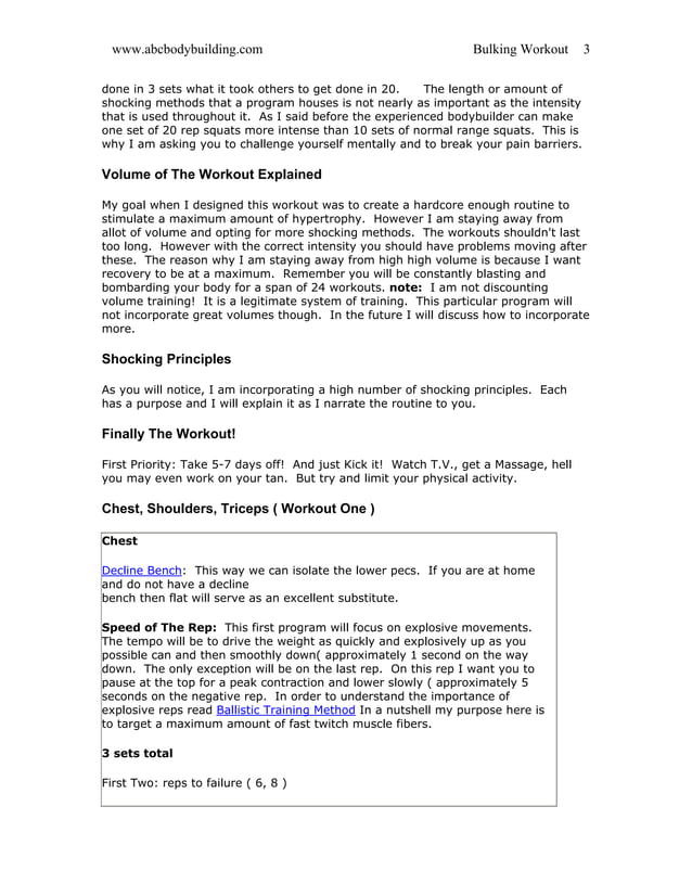 Bulking to the next level | PDF | Fitness and Exercise | Healthy Living