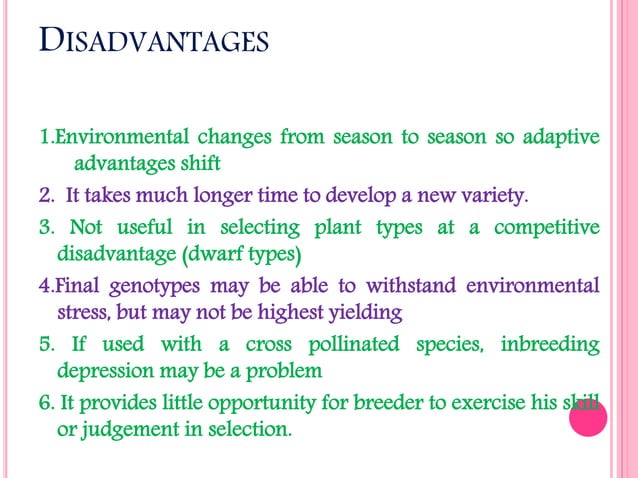 Bulk method pedigree method &line breeding | PPTX