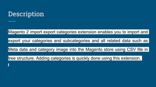 Bulk order import export magento 2 | PPTX