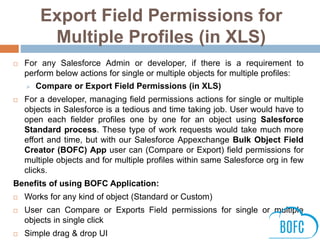 Bulk Profile Operations in Salesforce using BOFC App | PPT