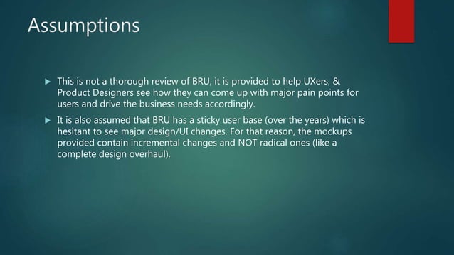 User Experience (UX) Review - Bulk Rename Utility (BRU) | PPT