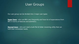 User Experience (UX) Review - Bulk Rename Utility (BRU) | PPT