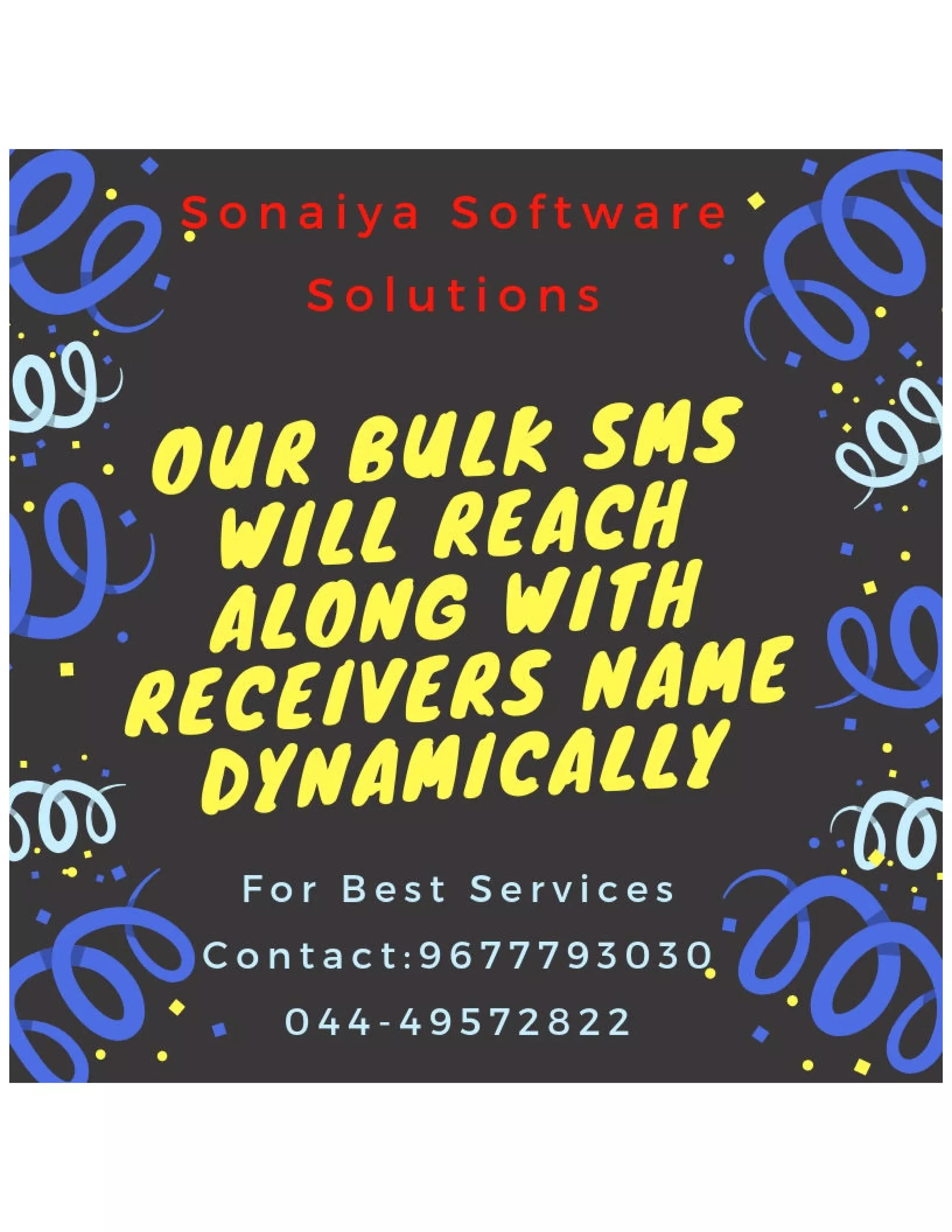 Bulk sms | PDF