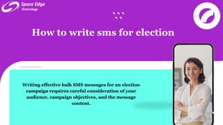 Bulk SMS Strategies for Election Success | PPTX