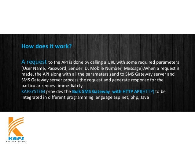 How To Integrate Bulk Sms Api In C Script