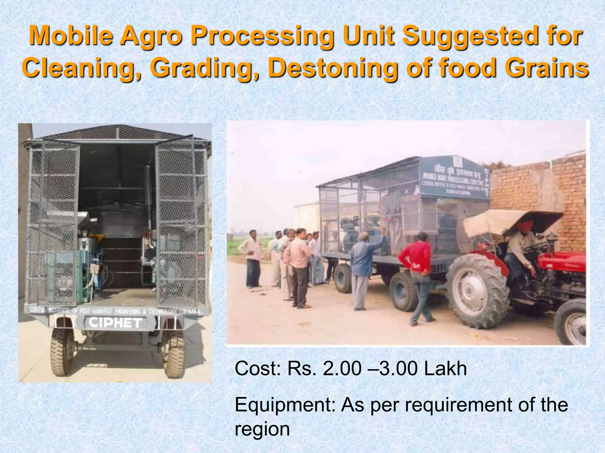 Bulk storage of food grains in production catchments | PPT