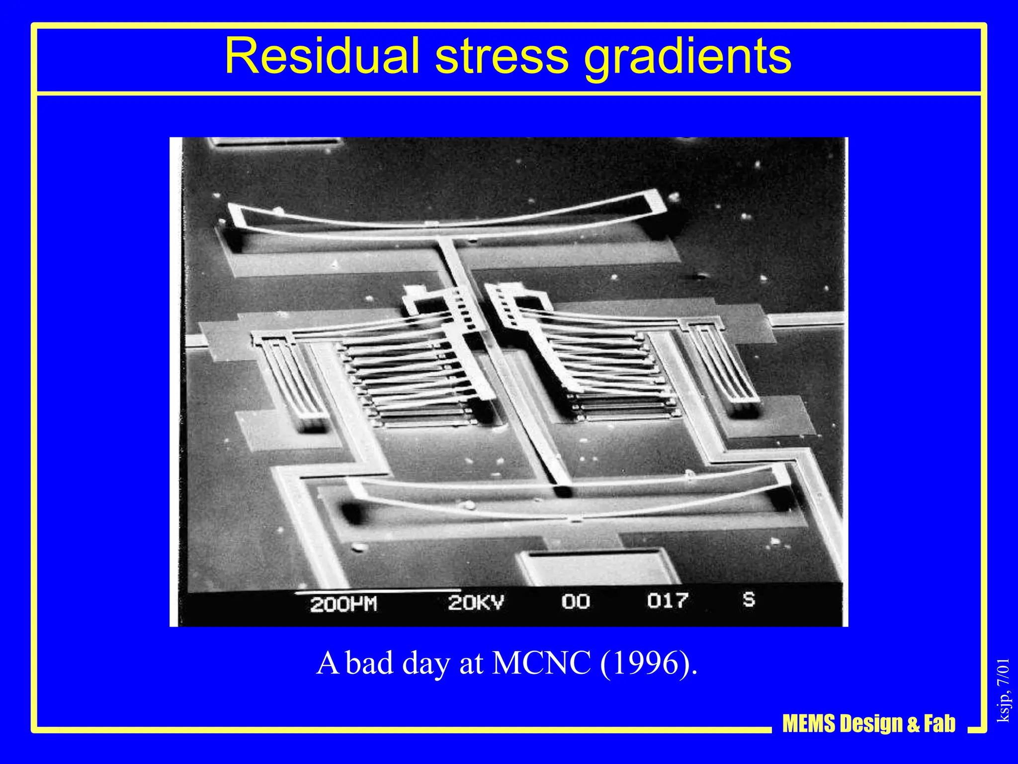 bulk surface micromachining and engg stuff about mems | PPTX