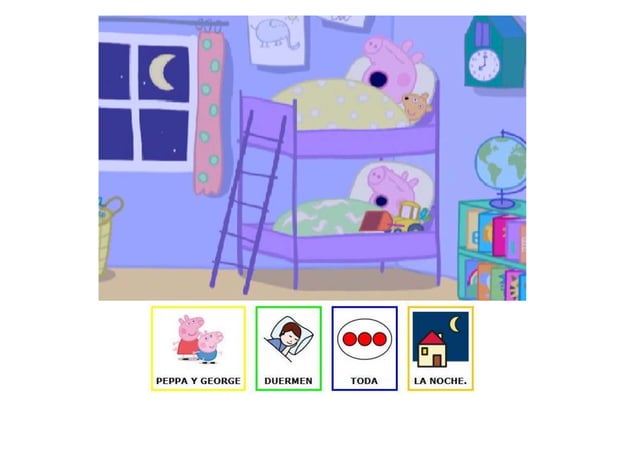 Sr. Bull ( Peppa Pig ) construye una casa. Cuento con pictogramas ...