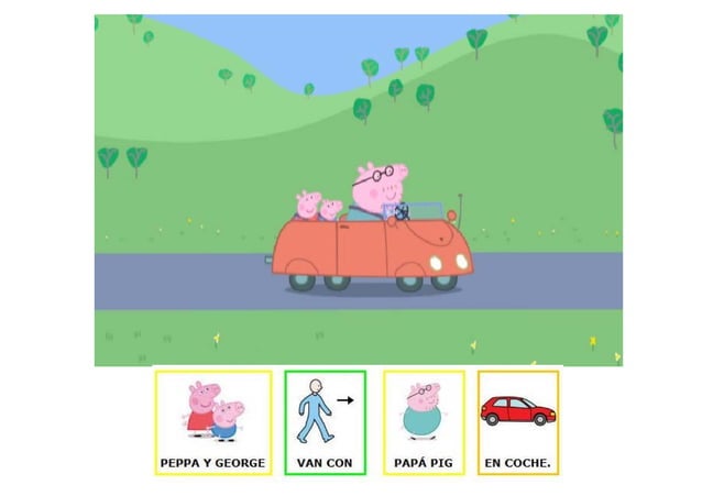 Sr. Bull ( Peppa Pig ) construye una casa. Cuento con pictogramas ...