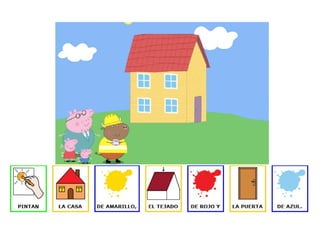 Sr. Bull ( Peppa Pig ) construye una casa. Cuento con pictogramas ...