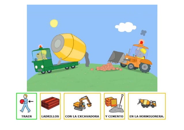 Sr. Bull ( Peppa Pig ) construye una casa. Cuento con pictogramas ...