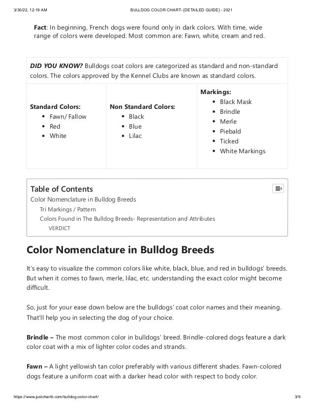 BULLDOG COLOR CHART- {DETAILED GUIDE} - 2021.pdf