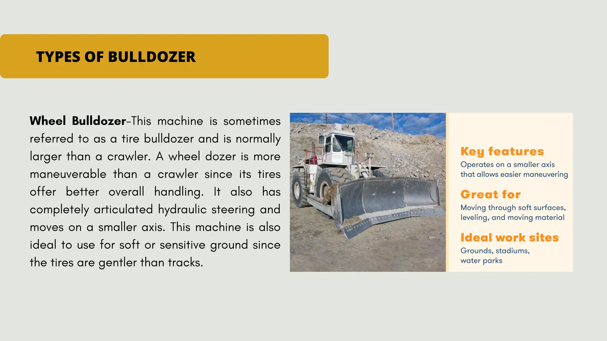 BULLDOZER (Building Construction & Material) | PPT
