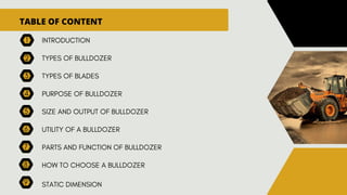 BULLDOZER (Building Construction & Material) | PPT